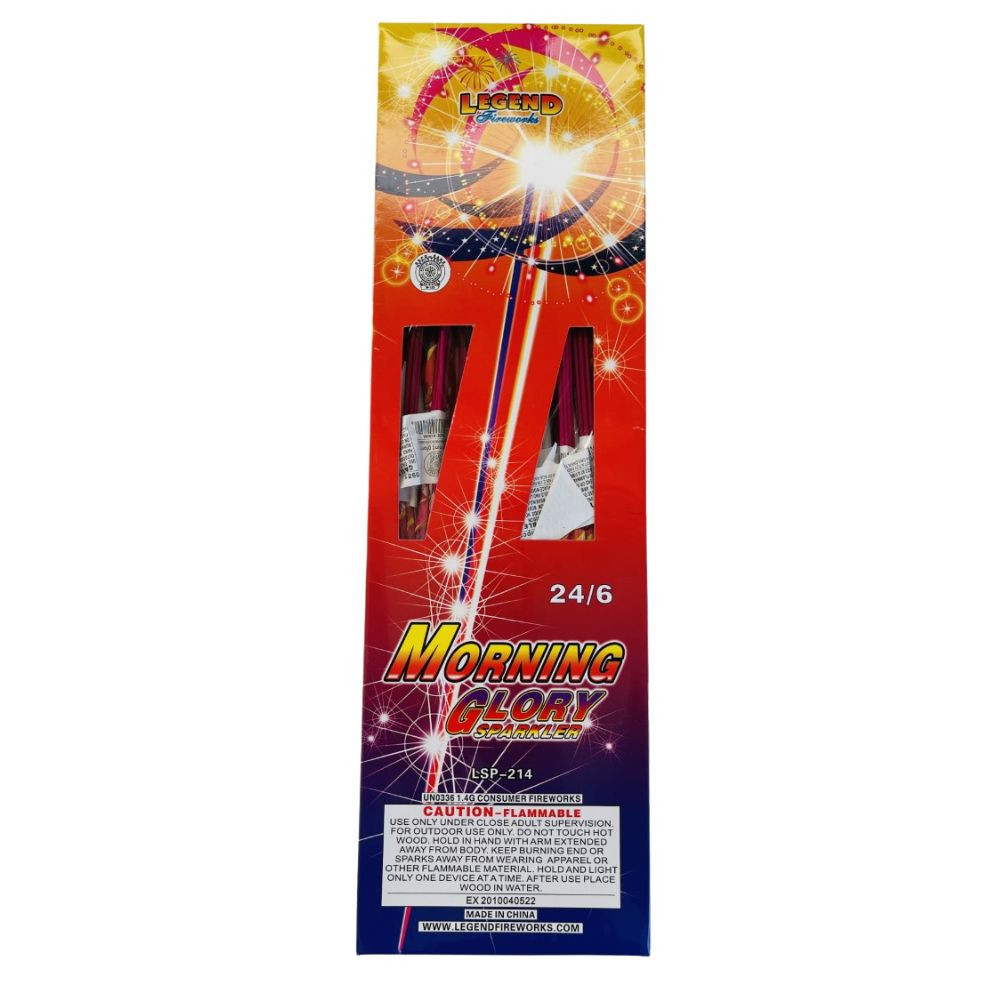 Morning Glory Sparkler 24/6 - Legend Brand Fireworks