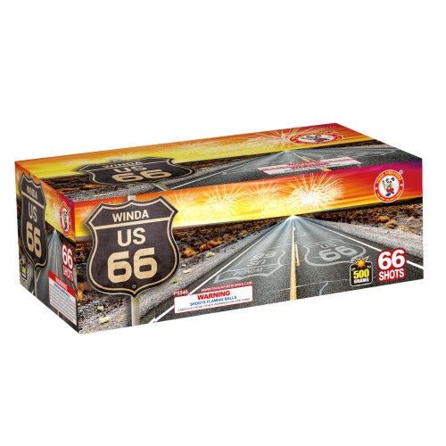Party Bus 42 shot 500 Gram Cake - Winda Brand Fireworks