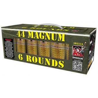 44 Mag Artillery Shells 6 rounds - Shogun Brand Fireworks