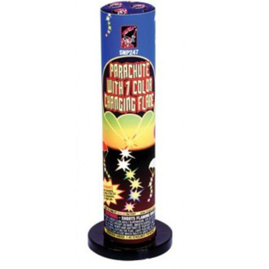 Parachute w/ 7 Color Changing Flares 18/4