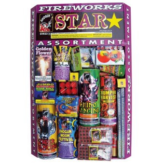 Star Fireworks Assortment - Shogun Brand Fireworks