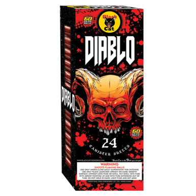 Diablo Artillery Shells - Black Cat Brand Fireworks