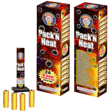 Pack 'N Heat 6" Double Break Artillery Shells - Brothers Pyrotechnics ...