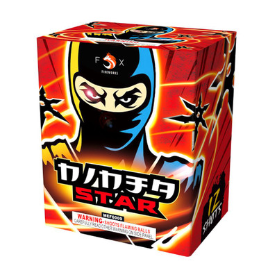 Ninja Star 12 shot 200 Gram Cake - Fox Brand Fireworks