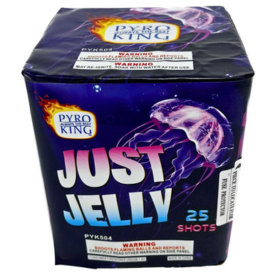 Just Jelly 25 shot 200 Gram Cake - Pyro King Brand Fireworks