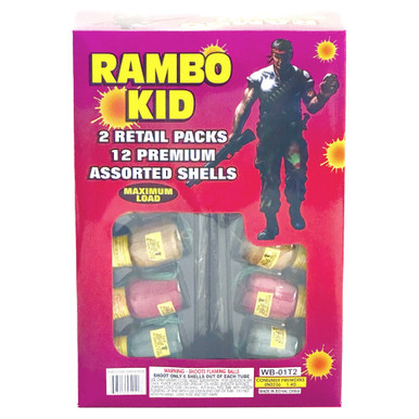 Rambo Kid Artillery Shells - Pyro King Brand Fireworks