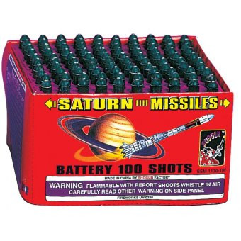 Shogun Saturn Missile 100 shot - Shogun Brand Fireworks