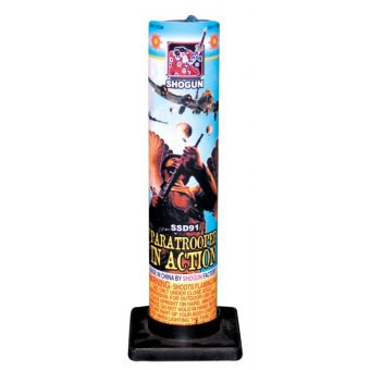 Day Paratrooper In Action Parachute - Shogun Brand Fireworks