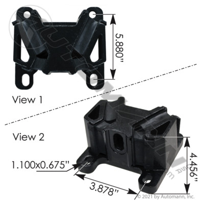 AUTOMANN M75525 Peterbilt Rear Motor Mount
