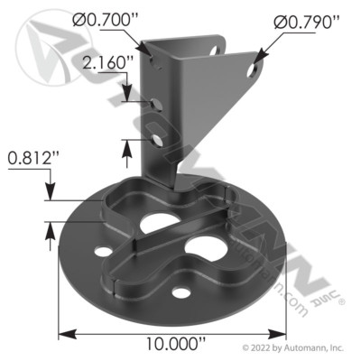 AUTOMANN MHT1010 Hendrickson Air Spring Mount