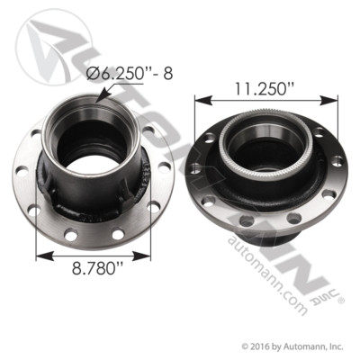 AUTOMANN 150.T1201 Outboard Wheel Hub
