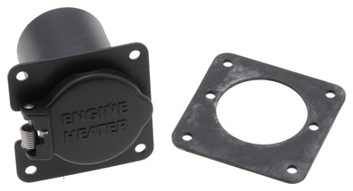 3600088 WEATHERPROOF RECEPTACLE - FOUR HOLE SQUARE FLANGE - PAINTED ...