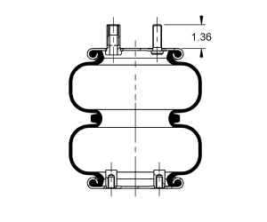 AS-4715 WATSON AND CHALIN AIR SPRING - Sadler Power Train Inc
