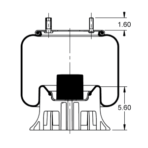 AS-8536 NEWAY AIR SPRING CONTITECH - Sadler Power Train Inc