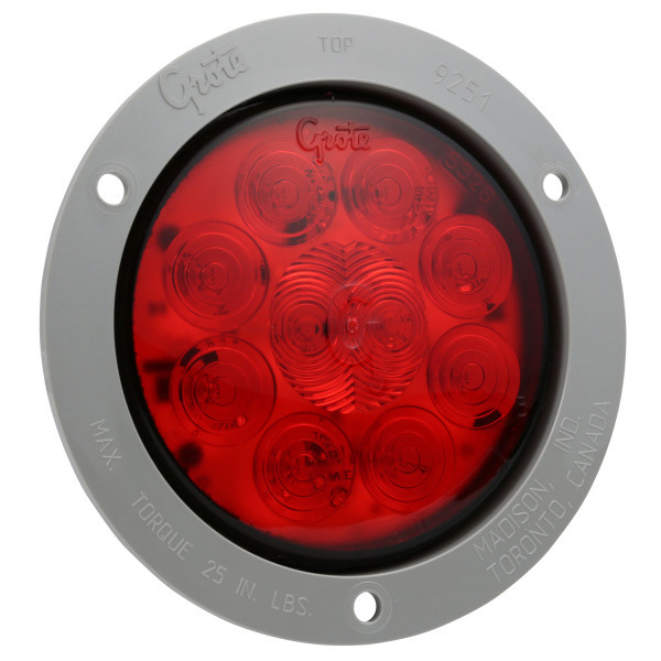 GROTE 53272 LED Light - Red, 4" Supernova
