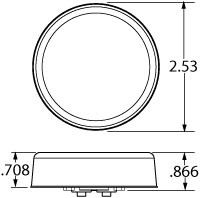 TRUCK-LITE 1050A-3 LED Marker Light