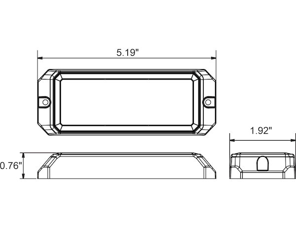 Buyers 5" LED Strobe Light - 8891701