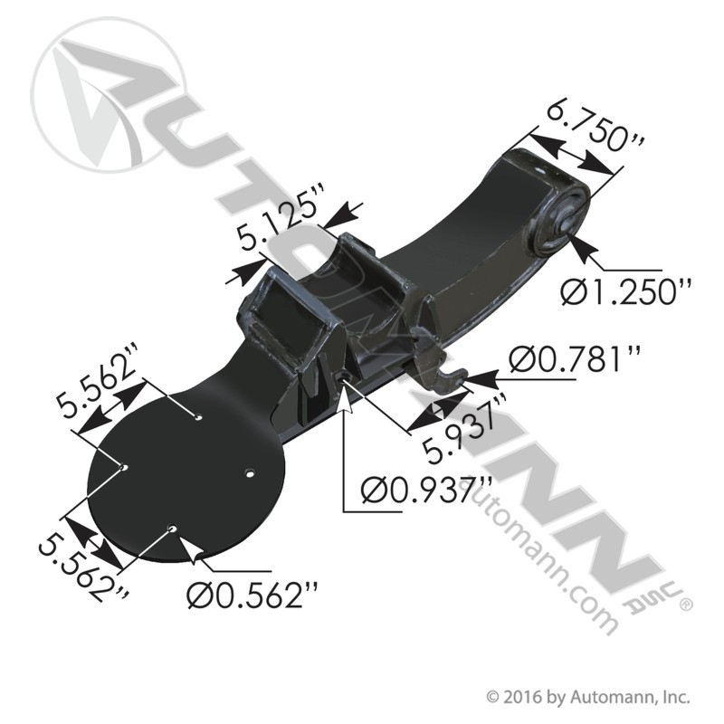 AUTOMANN MHT807: Hendrickson Beam Assembly