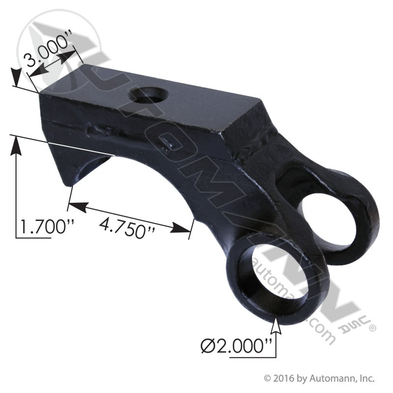 AUTOMANN M11361 Axle Seat - 5.0in Rd.