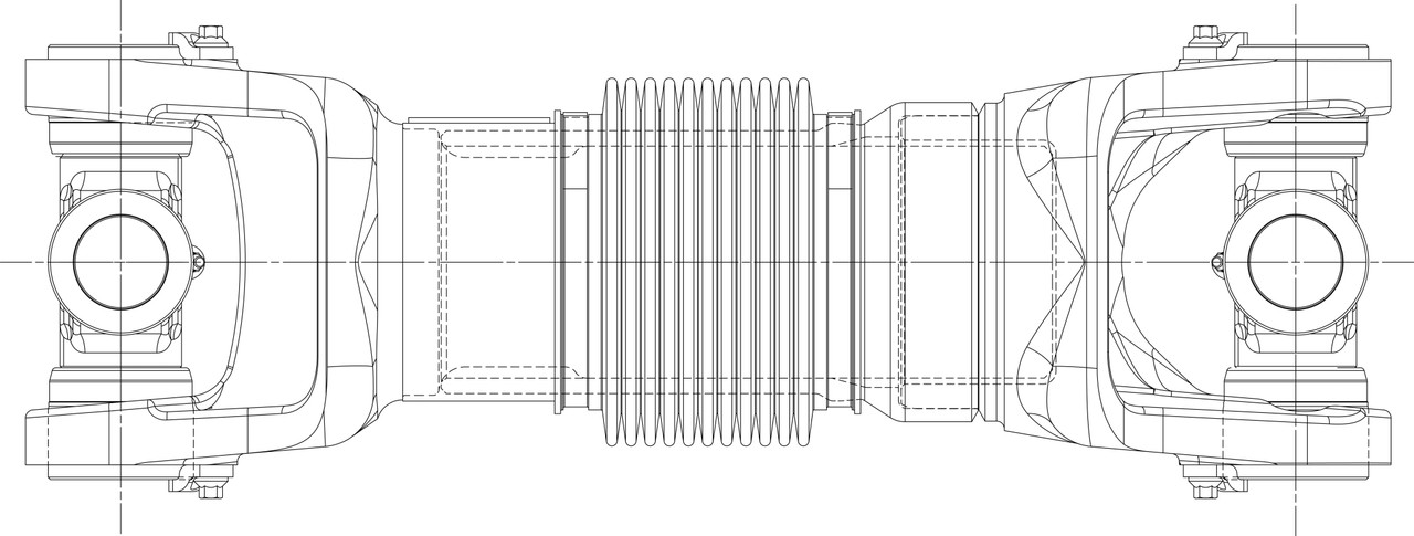 SPICER 170SC55001C Drive Shaft - New