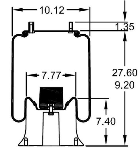 TR9321 WATSON CHALIN AIR SPRING AIR BAG - Sadler Power Train Inc