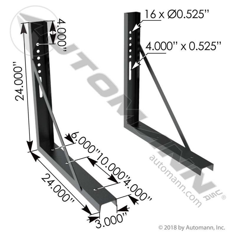 AUTOMANN 562.MB24241K: Tool Box Brackets