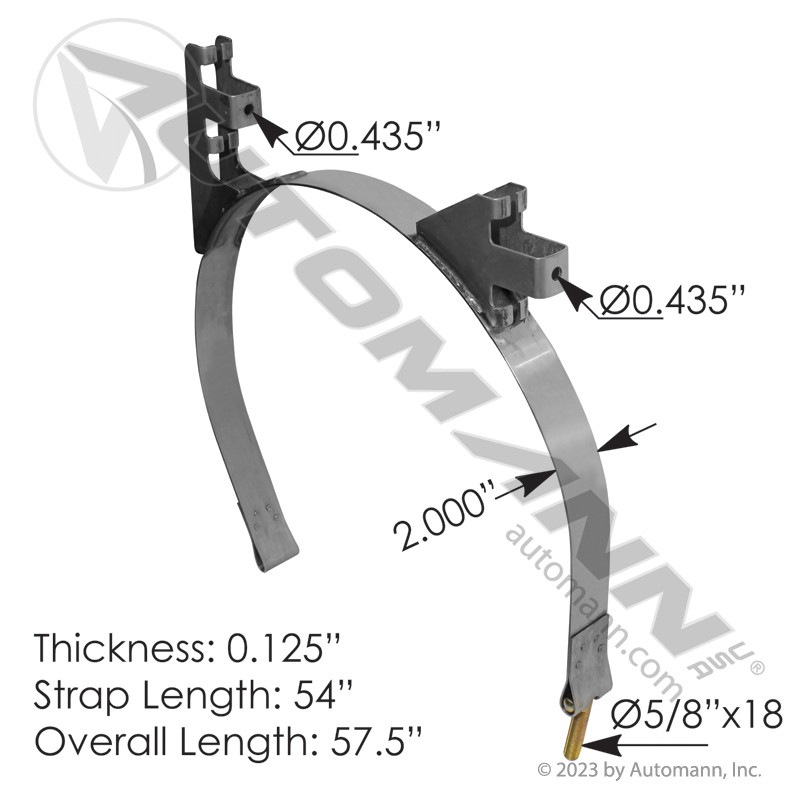 AUTOMANN M203467C Mack Fuel Tank Strap