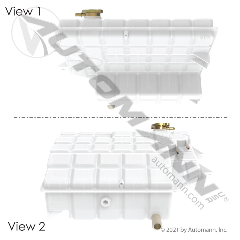 Automann 575.1017 - Coolant Surge Tank for Freightliner FLH-Argosy ...