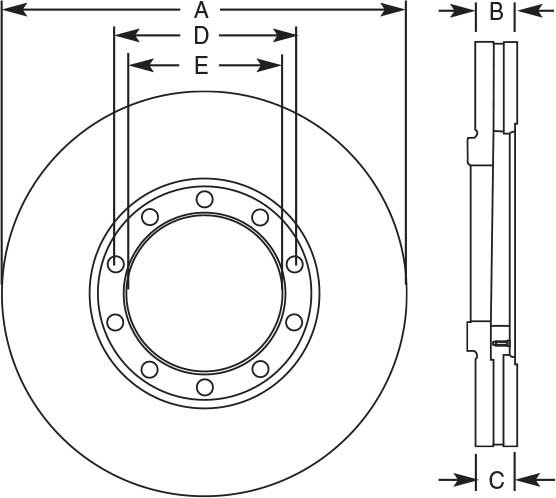 MARATHON RH004 Brake Rotor - Maxx22T/LT