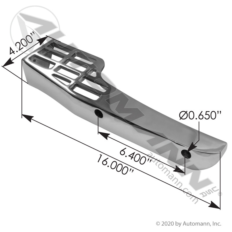 AUTOMANN 564.75603L Peterbilt Fender Step