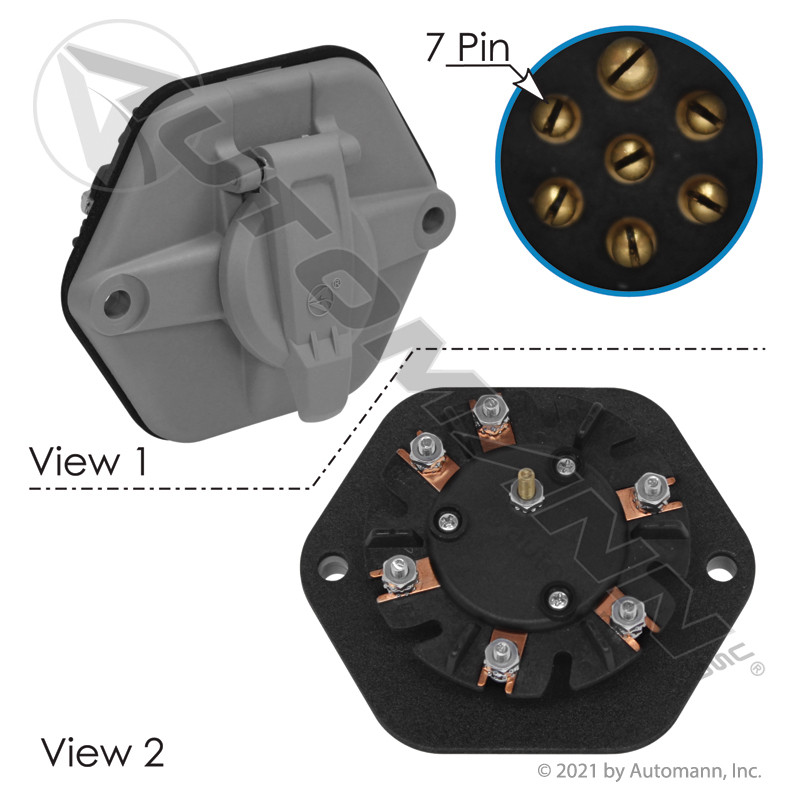 AUTOMANN 179.1037 7-Way Socket