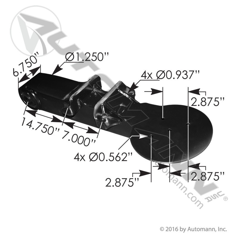 AUTOMANN MHT862 Beam Assembly - RH HT250US