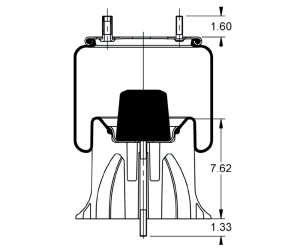 AS-8425 NEWAY AIR SPRING CONTITECH - Sadler Power Train Inc