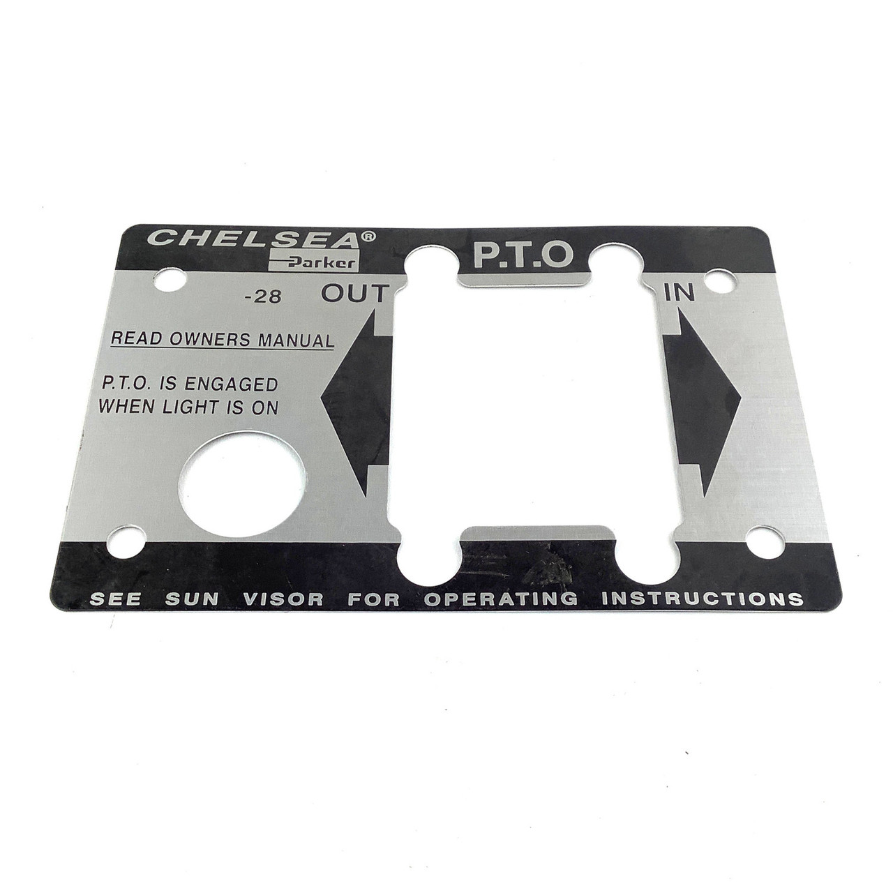 CHELSEA 68-P-28 Name Plate