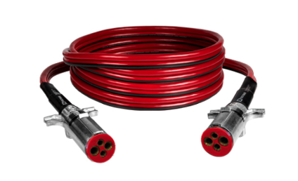Tectran 7DDD122MW Power Cable - 4 Gauge