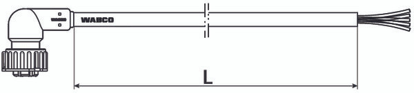 WABCO 4497221000: Premium ABS Cable
