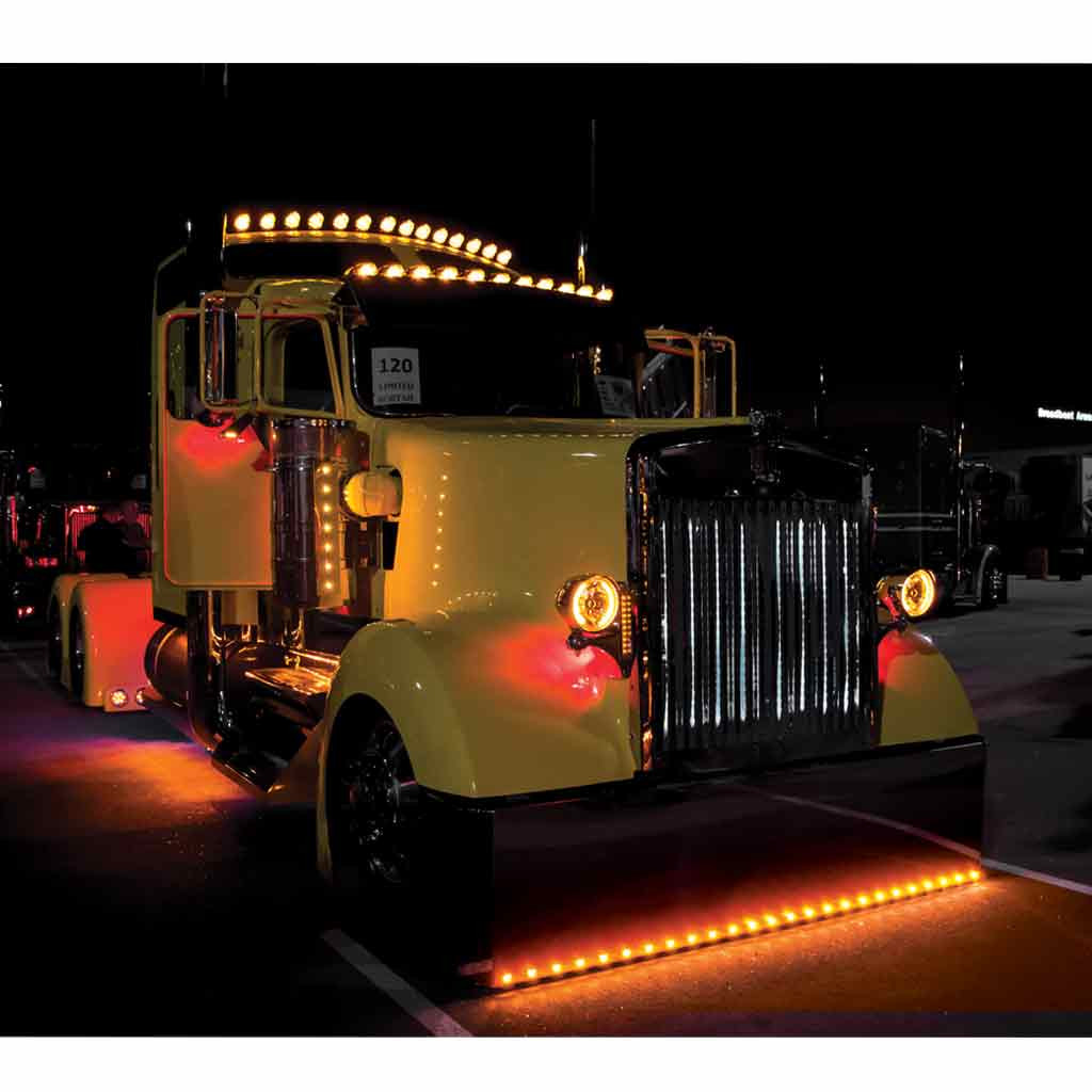 TRUX TLED-B3A: 3/4" Amber LED Light