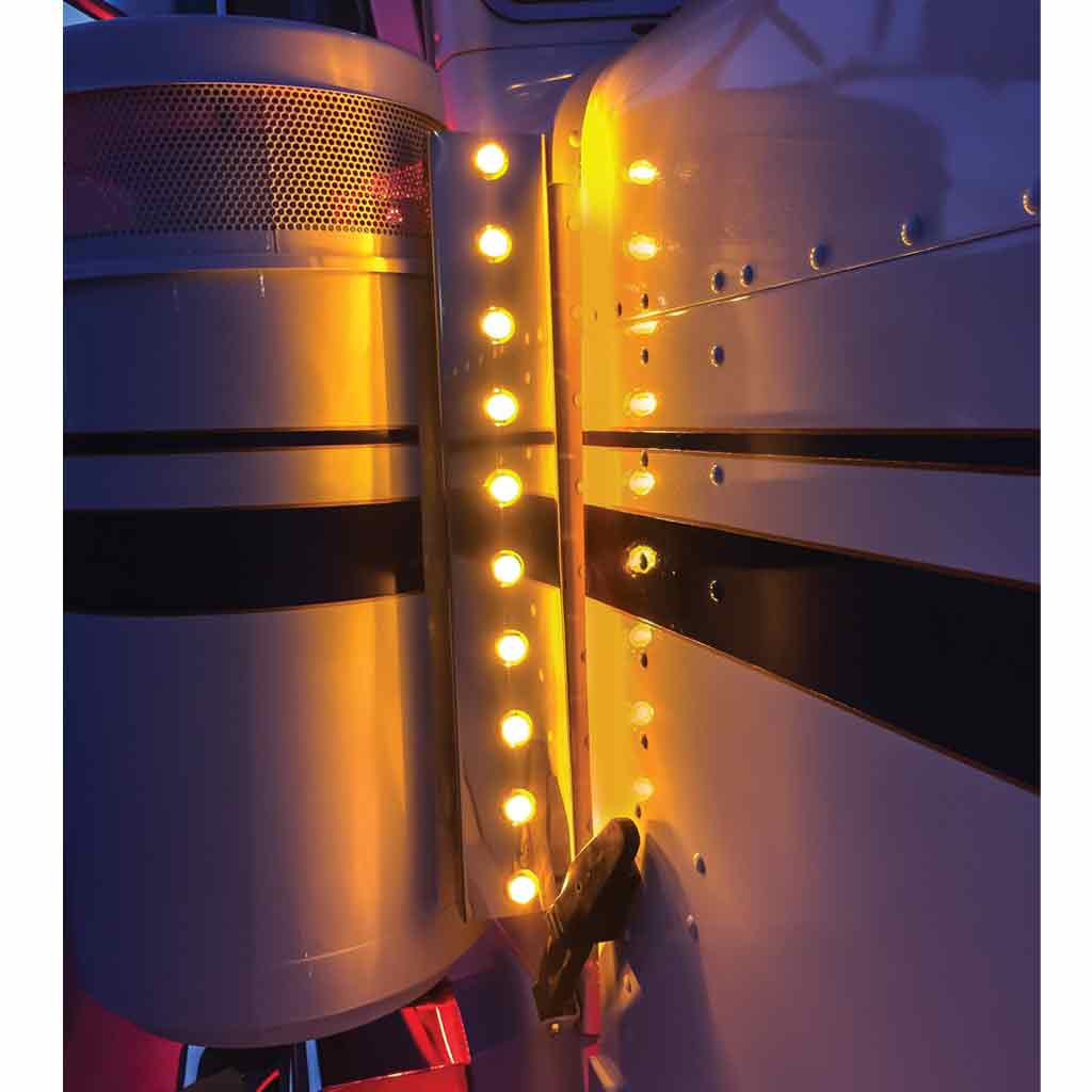 TRUX TLED-B3A: 3/4" Amber LED Light
