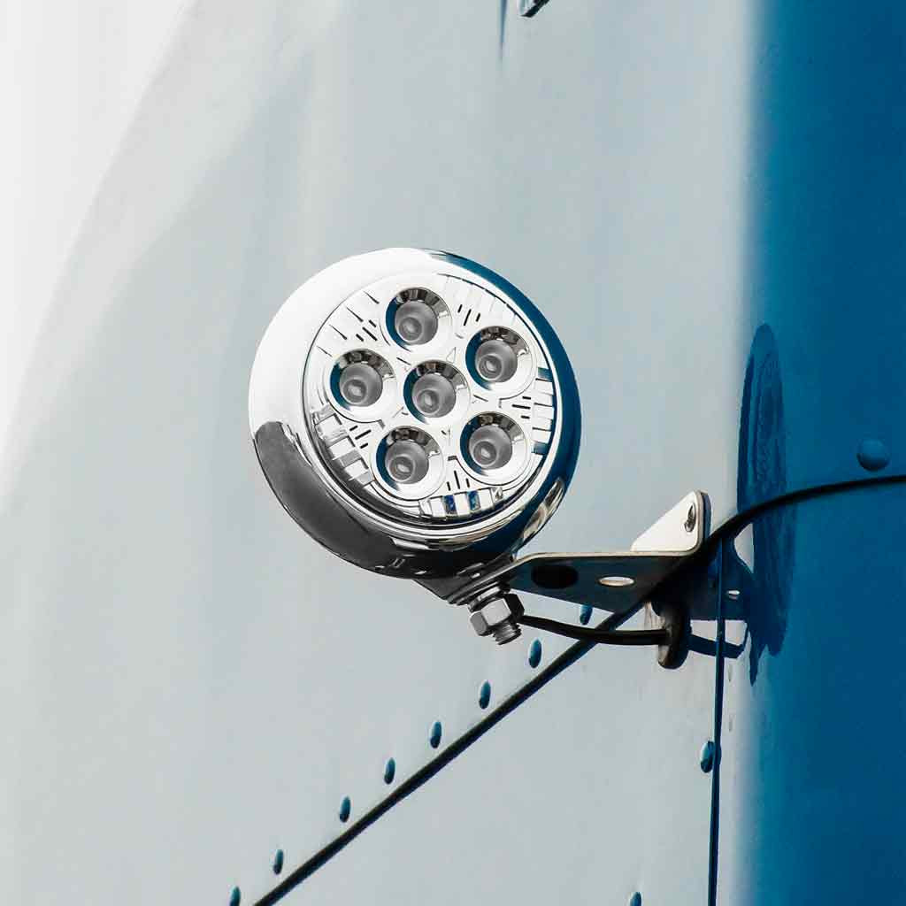 TRUX TLED-UX1: 5" Chrome LED Work Light