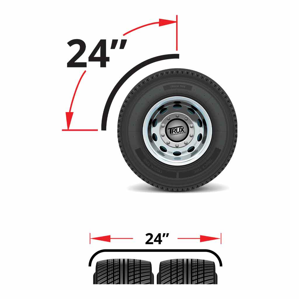 TRUX 24" Stainless Steel Fender Kit