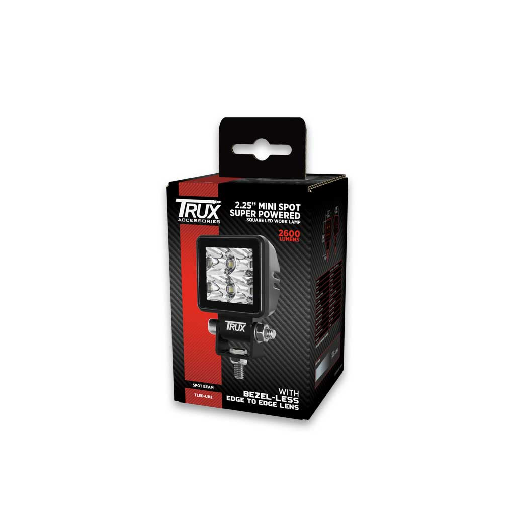 TRUX TLED-UB2: Mini LED Work Lamp - 2600 Lumens