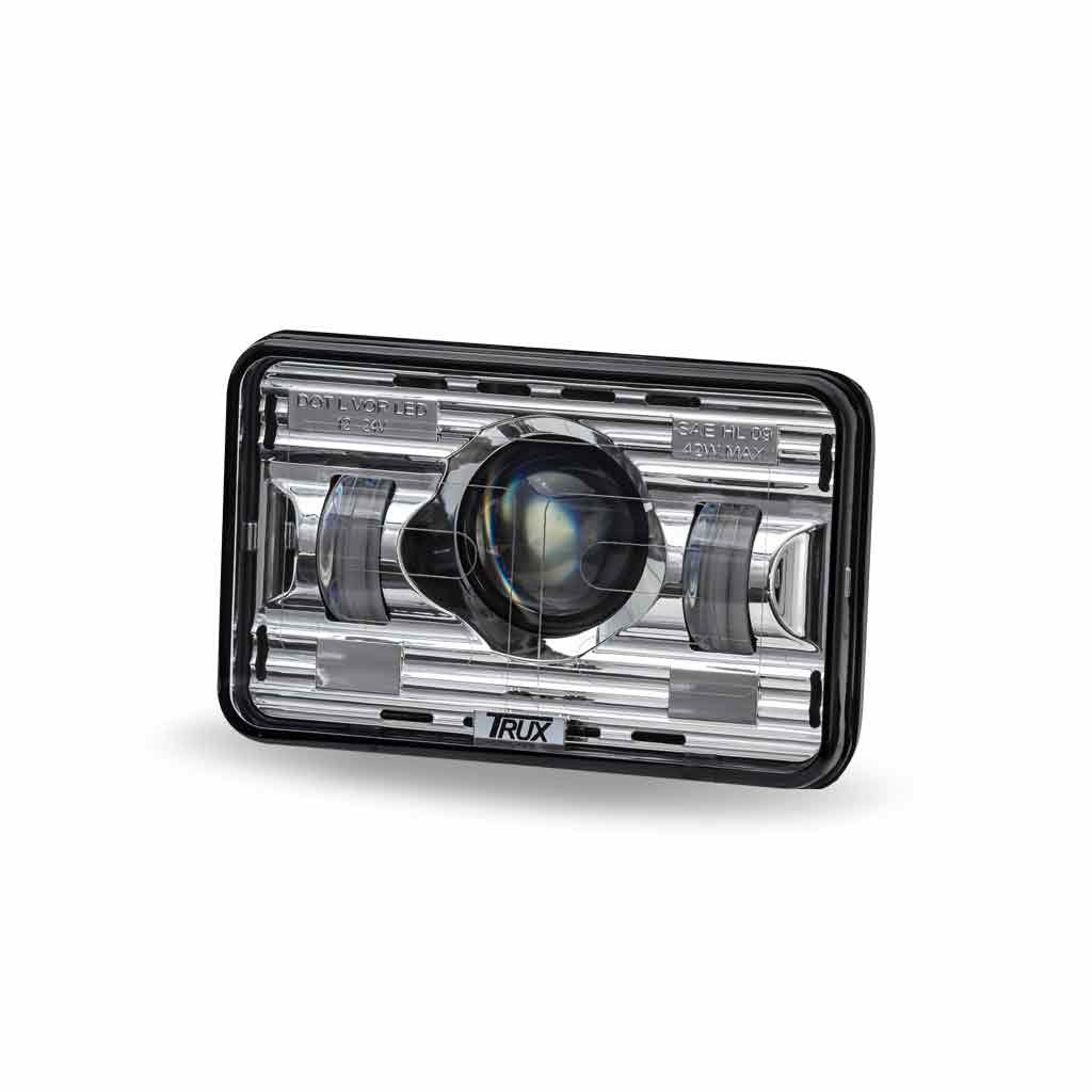 TRUX TLED-H12: 4x6" Heated LED Headlight