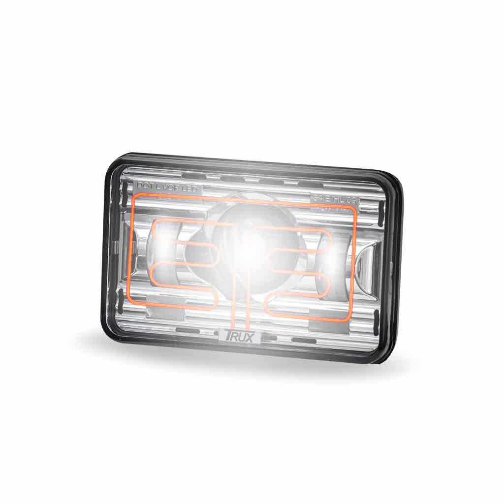 TRUX TLED-H12: 4x6" Heated LED Headlight