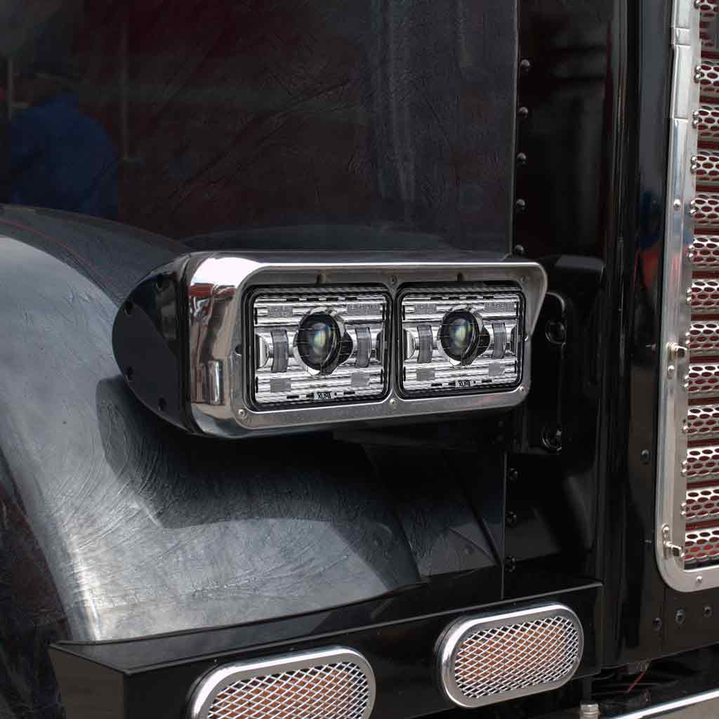 TRUX TLED-H12: 4x6" Heated LED Headlight