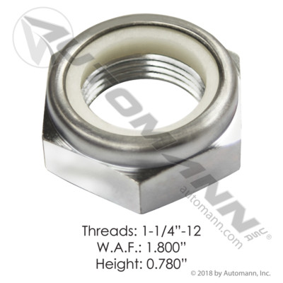 AUTOMANN EN111 Elastic Stop Nut 1.25"