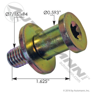 AUTOMANN HLK2374 Door Lock Striker Bolt