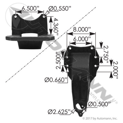AUTOMANN M1642 Peterbilt Air Leaf Hanger
