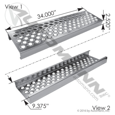 AUTOMANN M59696 Kenworth Fuel Step