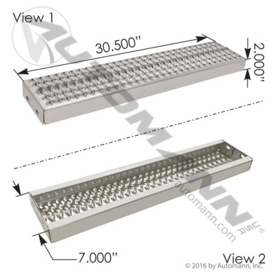 AUTOMANN Fuel Tank Step - Peterbilt M75675