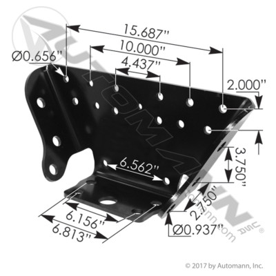 AUTOMANN MHS6454 Hendrickson Bracket